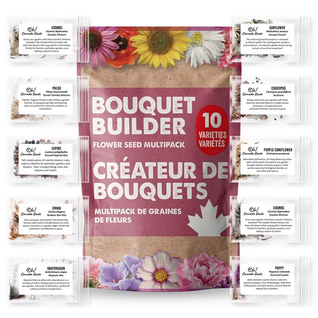10- Variety ‘Cut Flower’ Seed Pack – Grow Show-Stopping Bouquet Flower
